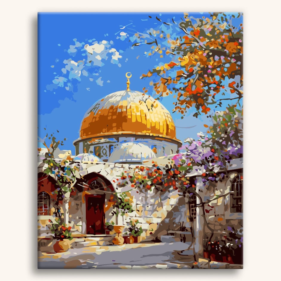 Islamic Paint By Numbers Kits – Arabic Calligraphy & Mosque Art Sets ...