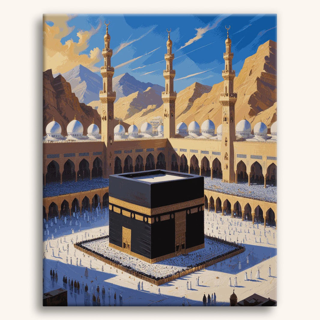 Islamic Paint By Numbers Kits – Arabic Calligraphy & Mosque Art Sets ...