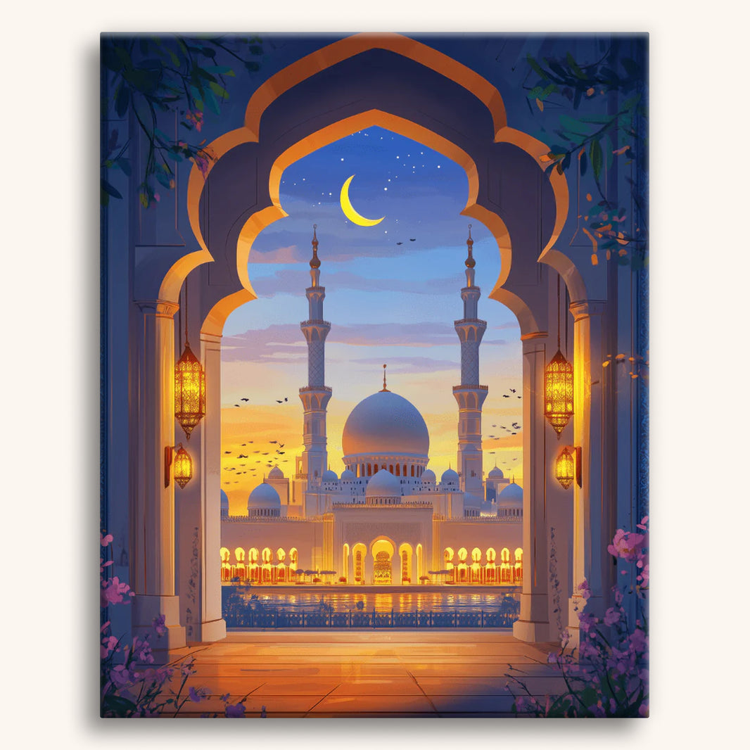 Islamic Paint By Numbers Kits – Arabic Calligraphy & Mosque Art Sets ...