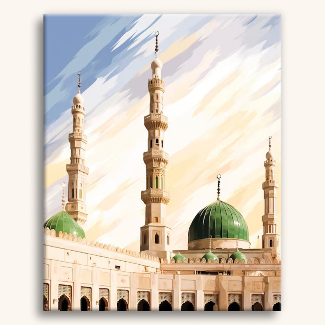 Islamic Paint By Numbers Kits – Arabic Calligraphy & Mosque Art Sets ...