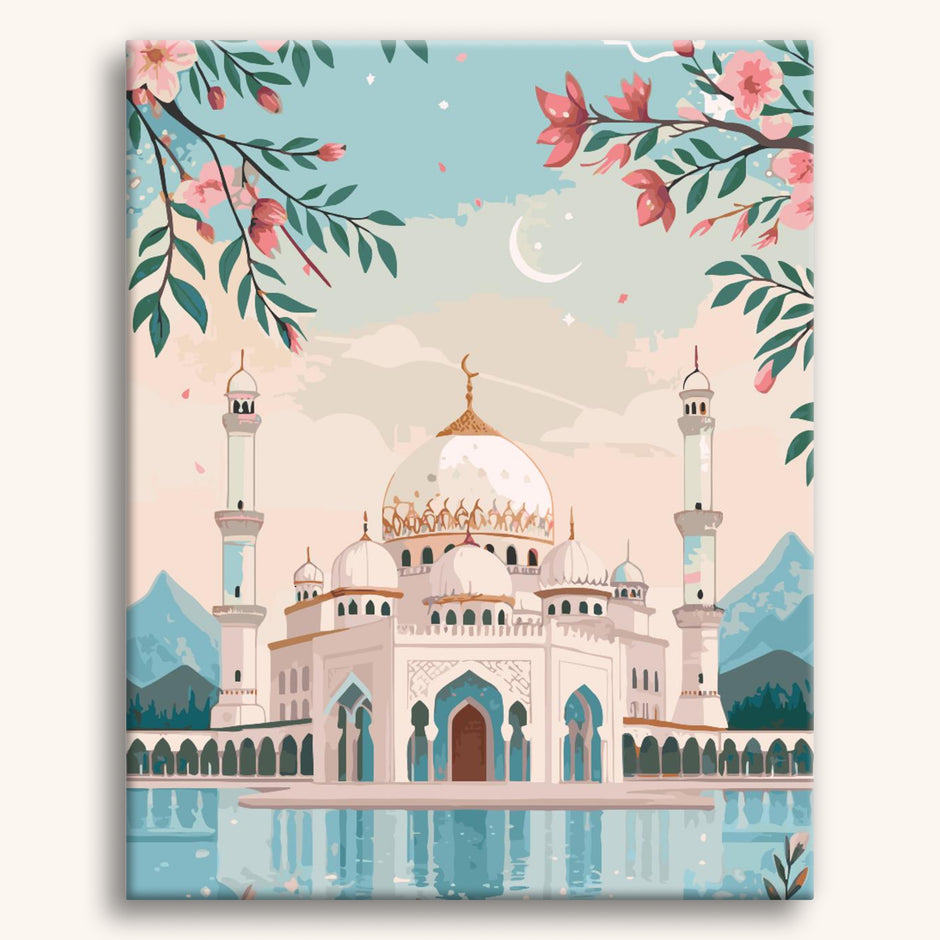 Islamic Paint By Numbers Kits – Arabic Calligraphy & Mosque Art Sets ...
